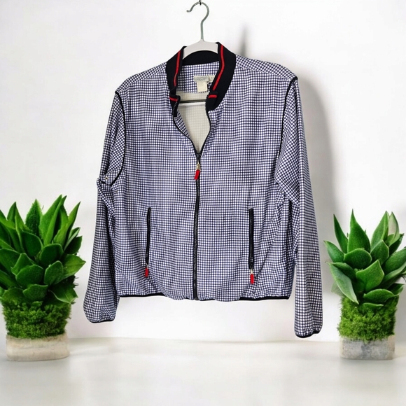 Tail | Jackets & Coats | Tail Checked Zip Up Womens Golf Jacket Fleece ...